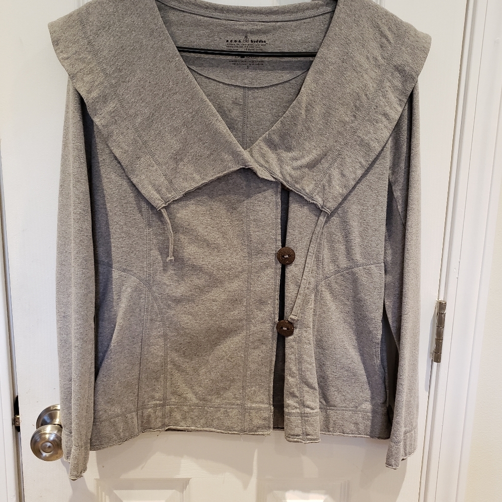 Neon Buddha Grey Jacket - Gem